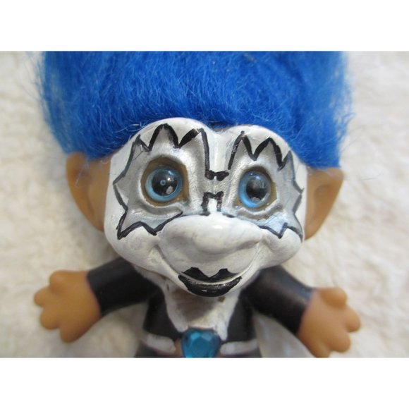 ACE NOVELTY COMPANY | Toys | Hand Painted Blue Haired Troll Doll To ...
